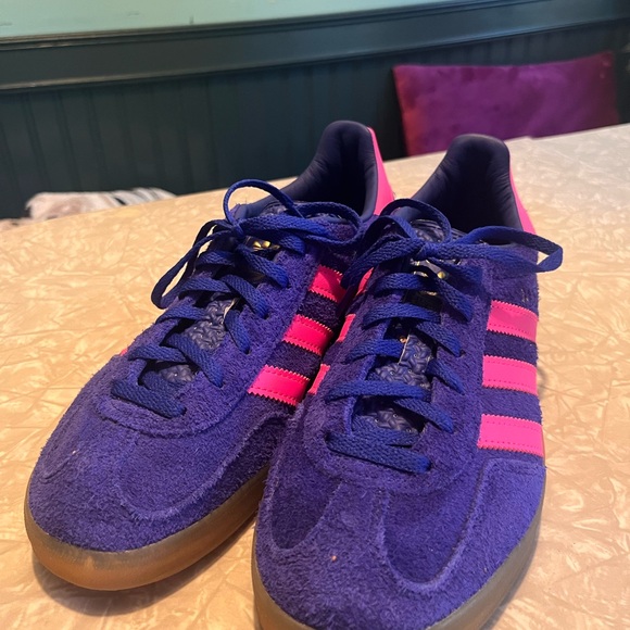 adidas | Shoes | Like New Adidas Royal Blue And Hot Pink Sneakers ...